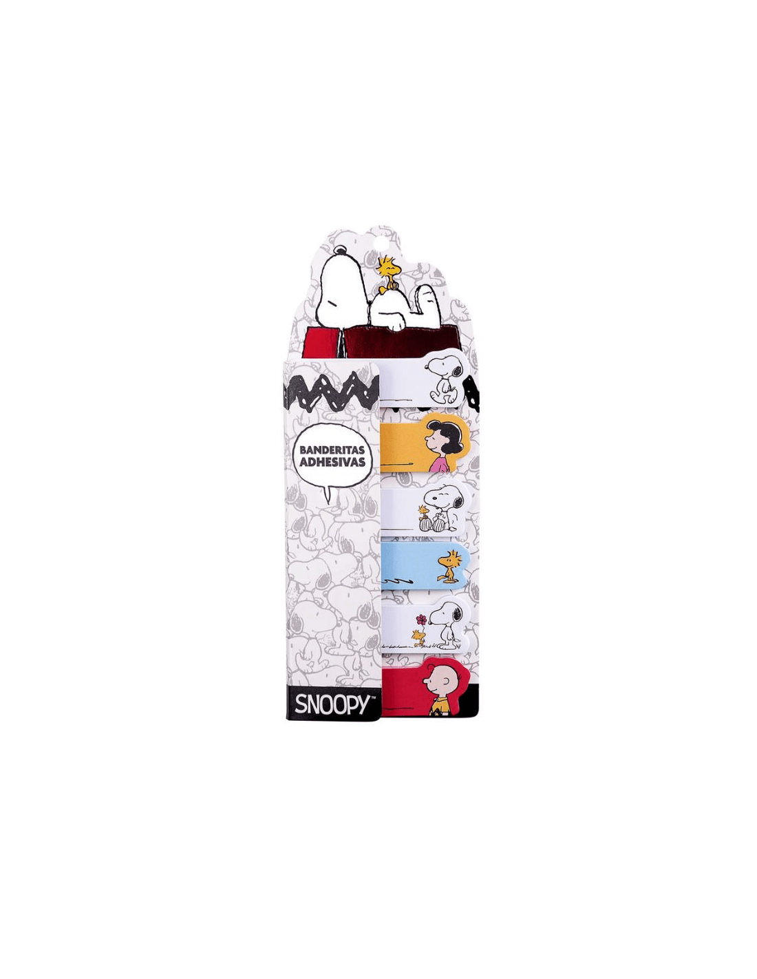 SET BANDERITAS ADHESIVAS SNOOPY